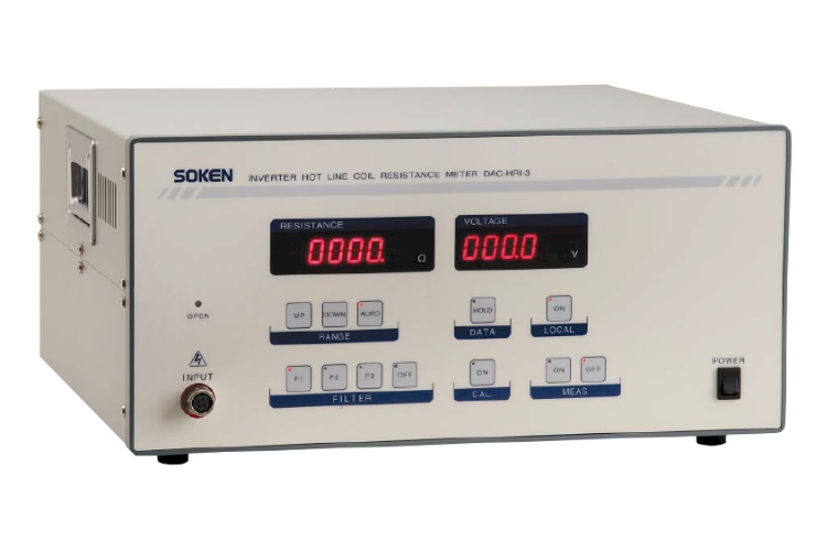 เครื่องวัดความต้านทานขดลวดมอเตอร์แบบอินเวอร์เตอร์ SOKEN DAC-HIR-3 – C.R ...