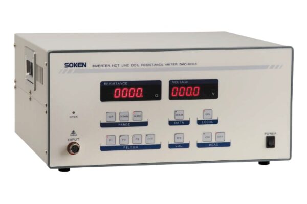 เครื่องวัดความต้านทานขดลวดมอเตอร์แบบอินเวอร์เตอร์ SOKEN DAC-HIR-3 – C.R. Mechtech